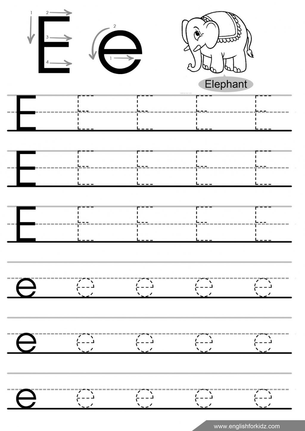 Free Printable Preschool Worksheets Tracing Letters Free Printable