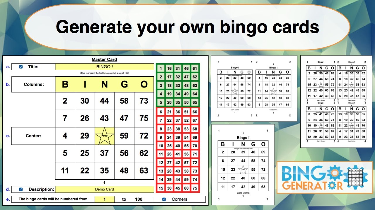 Free Printable Bingo Cards 1 100 Free Printable