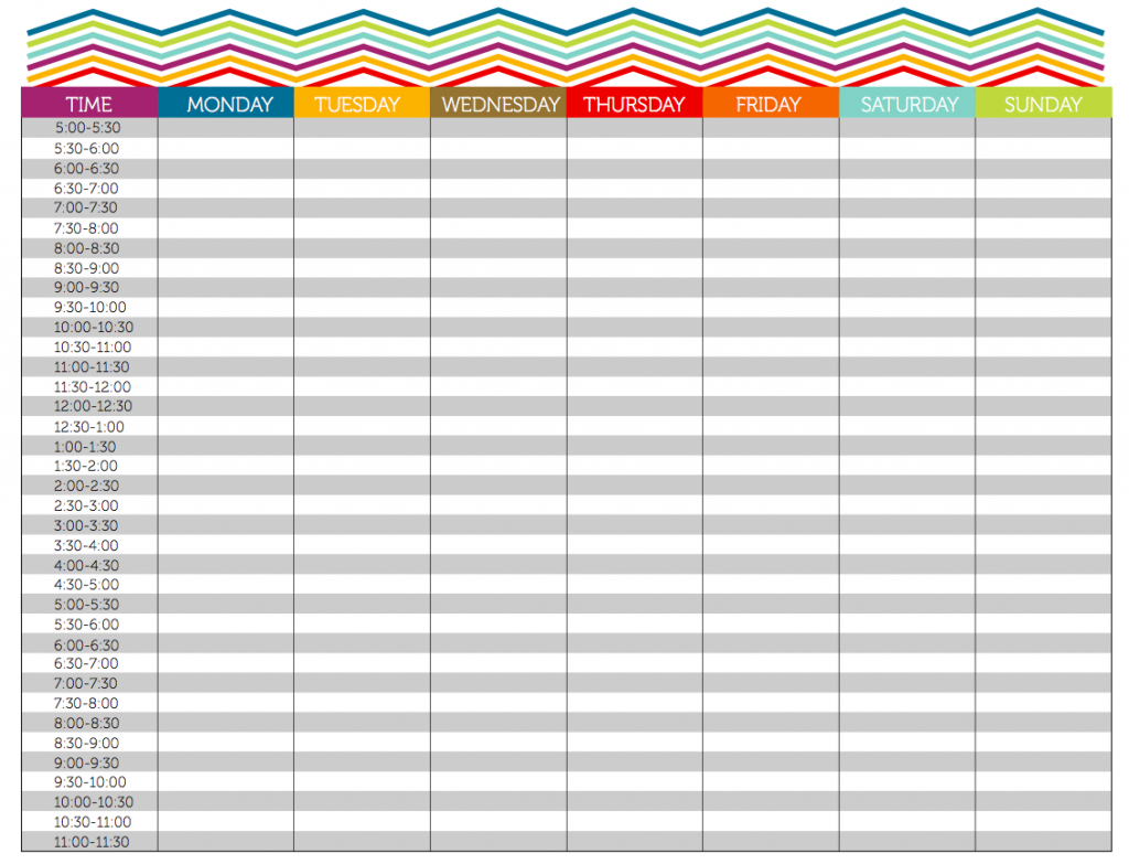 15 Minute Daily Planner Free Printable