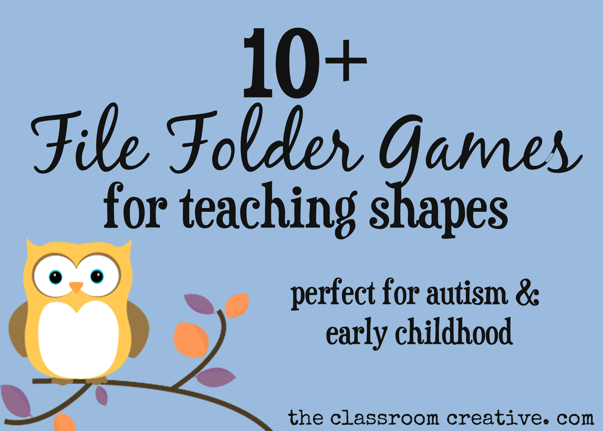 Shape Match Toddler Pre K File Folder Game Open Preschool Folder 