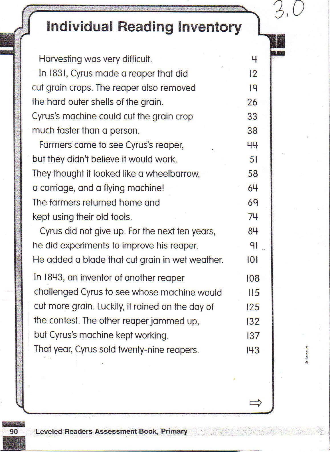 Free Printable Reading Assessment Test Templates Printable Download