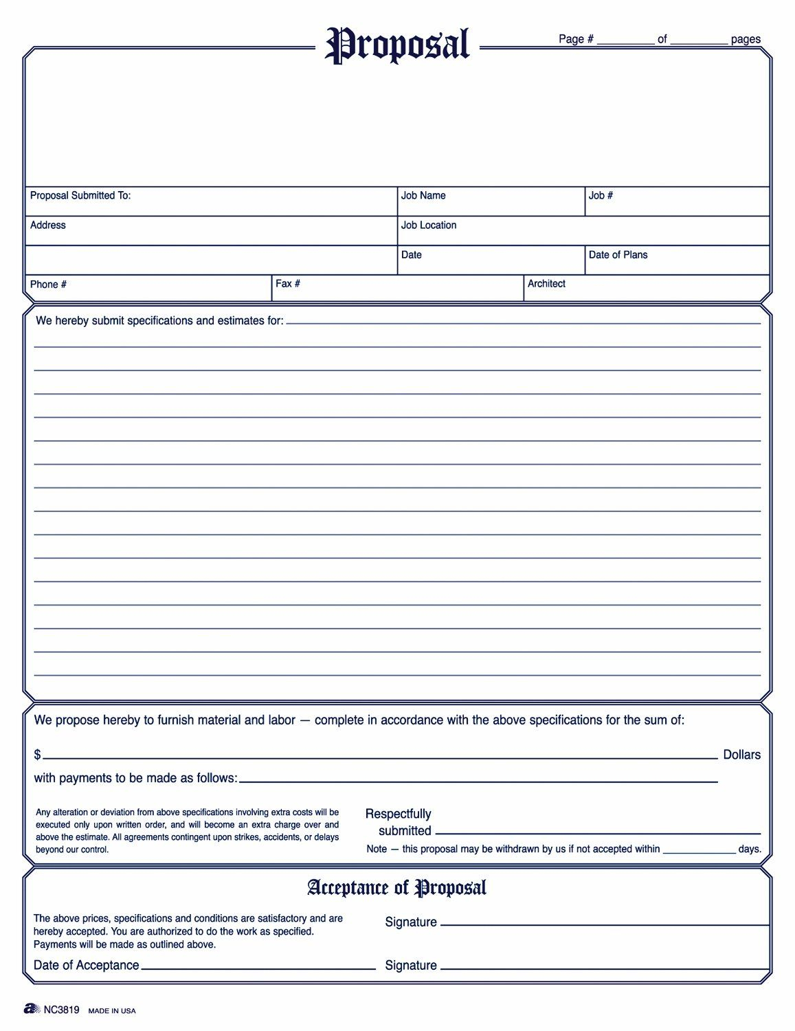 44 Free Estimate Template Forms Construction Repair Cleaning Free 