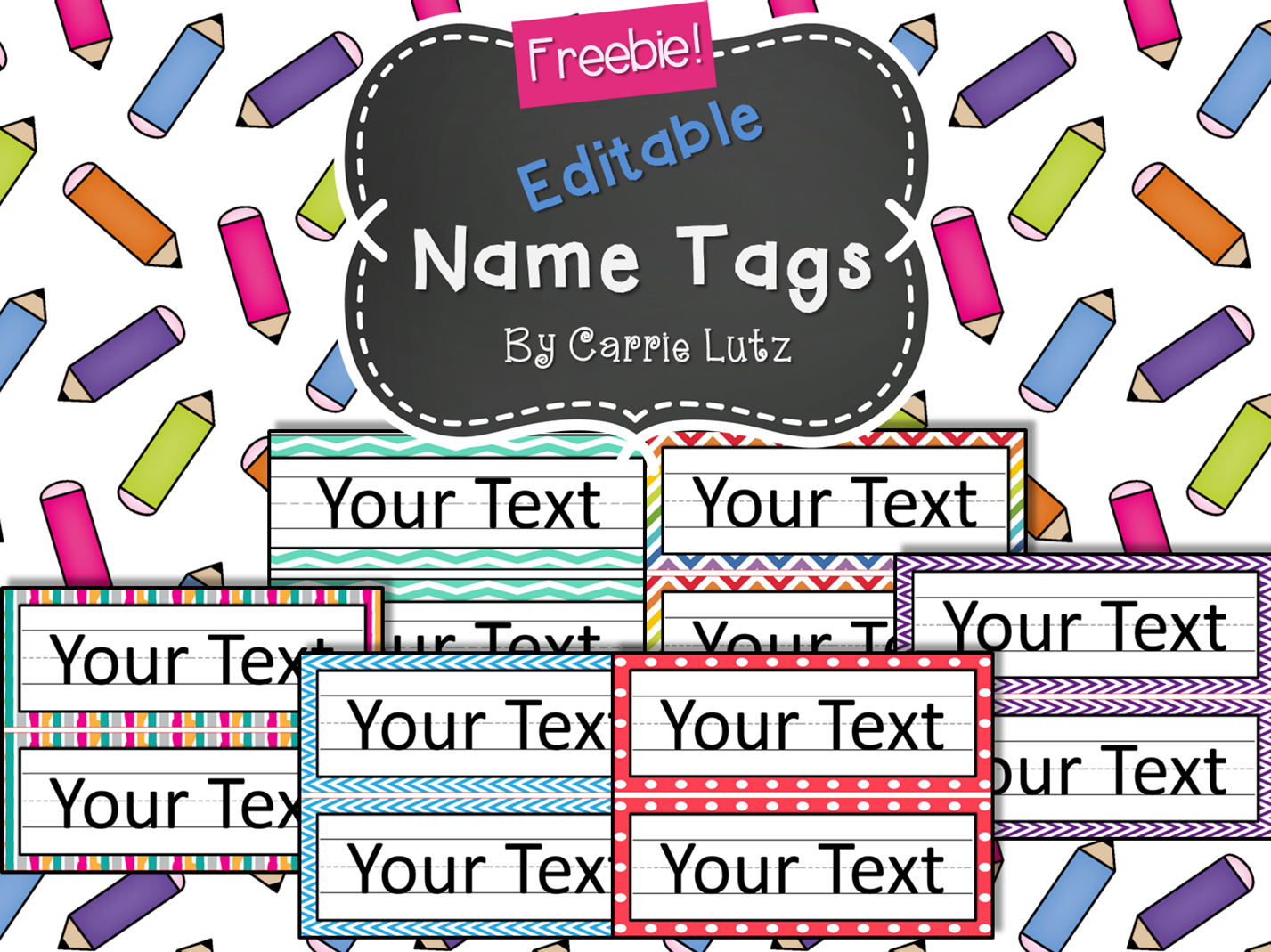 Free Printable Desk Name Tags Printable Blank World