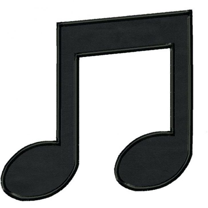 Music Note Template Printable - Bino.9Terrains.co Within Free - Free ...