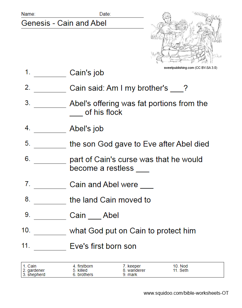 Free Printable Children s Bible Lessons Worksheets Free Printable