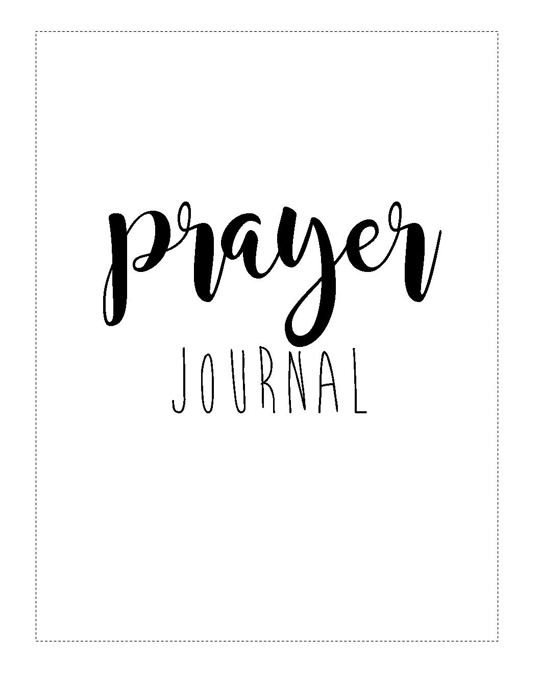 Free Printable Prayer Journal
